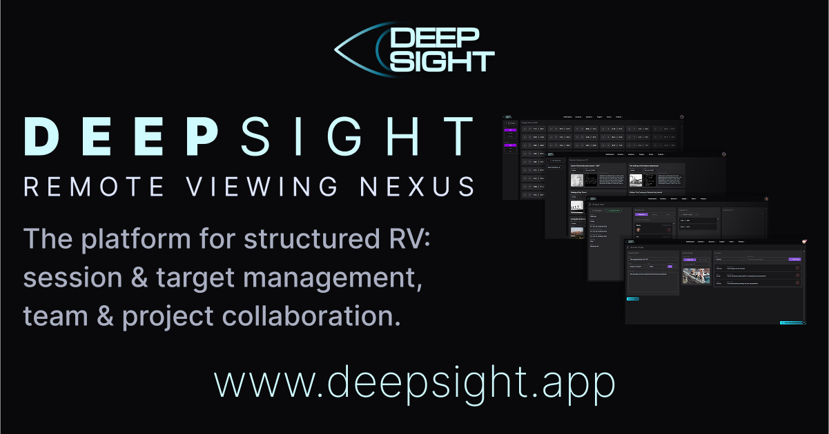 DEEPSIGHT | The Ultimate Remote Viewing Platform